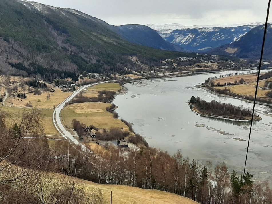 Innmålingsarbeider langs E6 Sjoa - Bredevangen - Sel kommune
