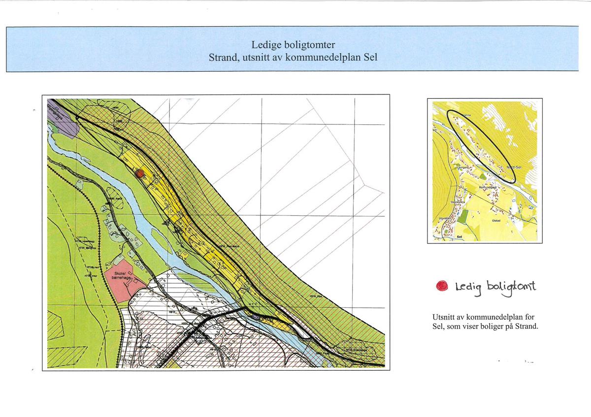 Tomter Strand - Sel kommune